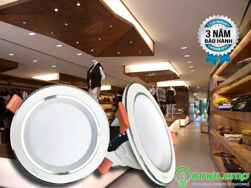 Đèn LED âm trần Downlight 12W mẫu DTE
